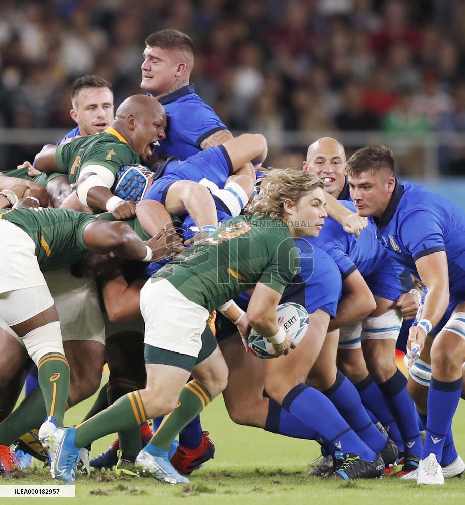 Rugby World Cup in Japan: South Africa v Italy | Imagelinkglobal ILG ...