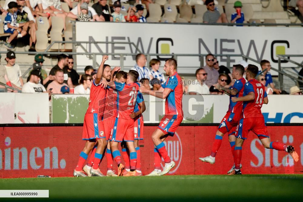 Champions League 2nd qualification round match HJK Helsinki vs. FC ...