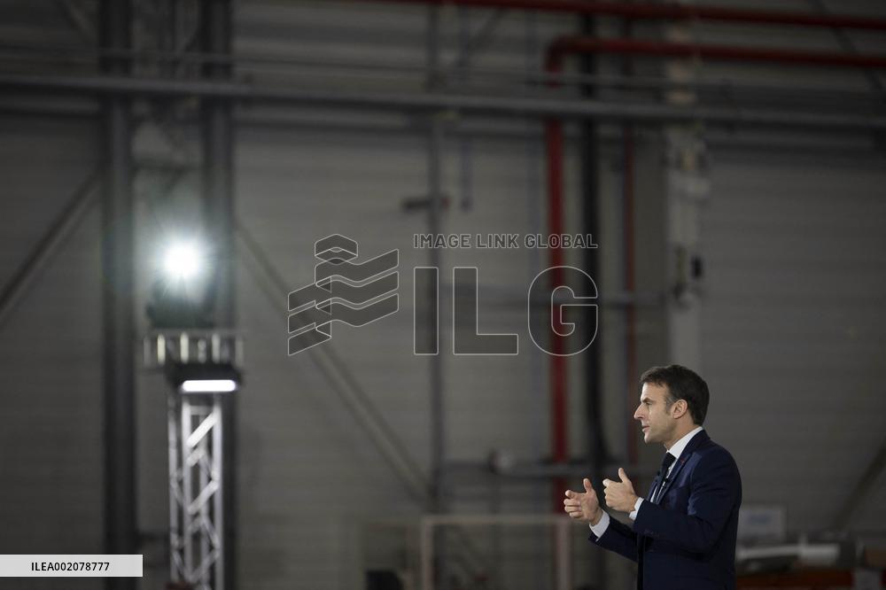 Macron's visit to mark the two years of the France 2030 investment plan ...