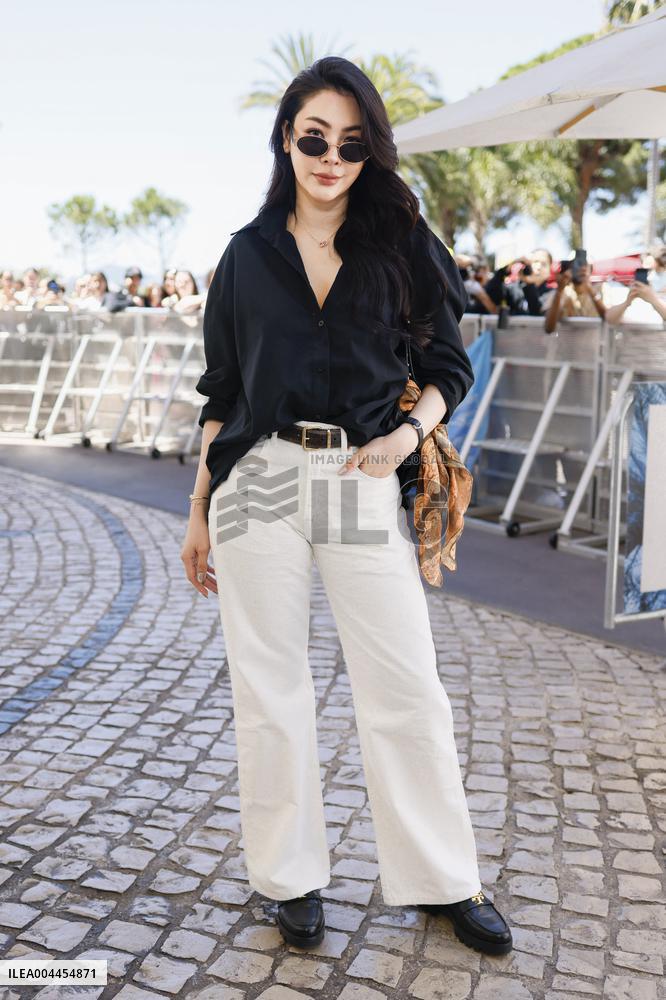 Cannes Faye Peraya Malisorn is spotted at Hotel Martinez MP ...